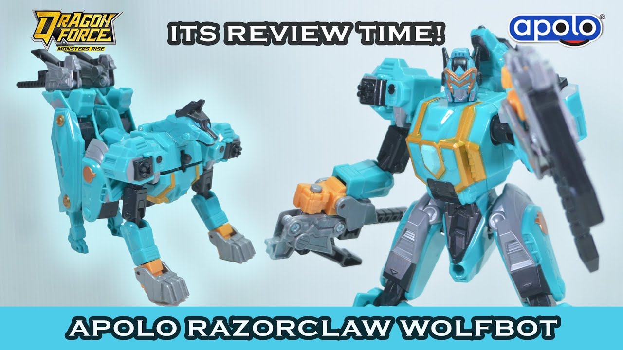 100.000 ARTIKULASI SEBANYAK INI! REVIEW APOLO TOYS RAZORCLAW WOLFBOT DRAGON FORCE MONSTER RISE ...
