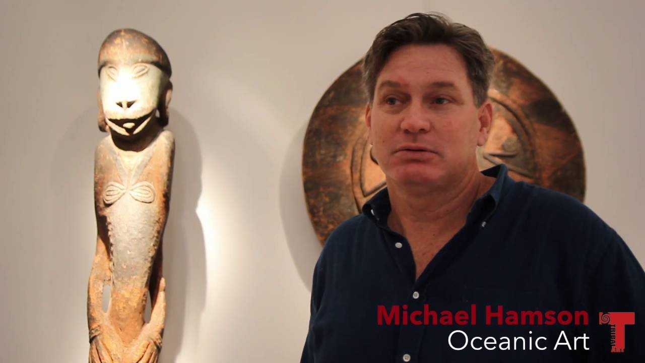 Michael Hamson exhibiting at Parcours des mondes 2016 - YouTube