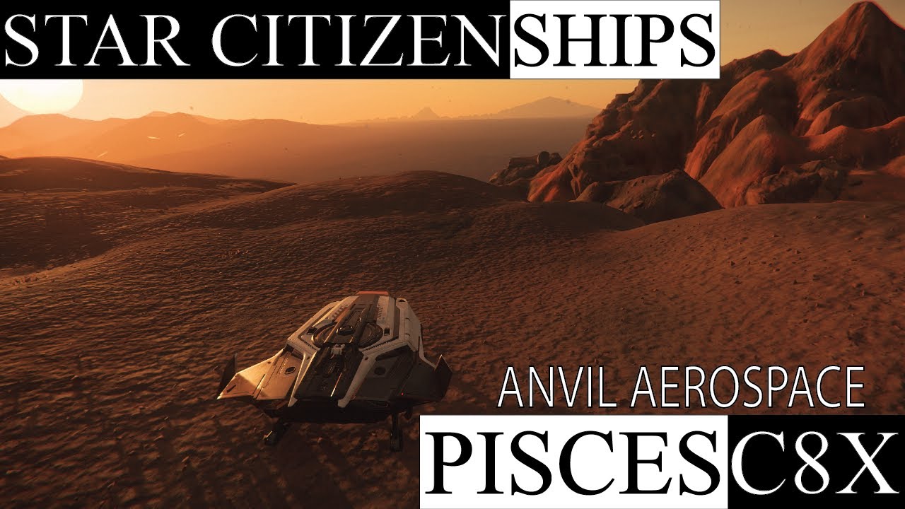 Star Citizen Ship Guide Series | Anvil Pisces C8X Review | My Day to ...