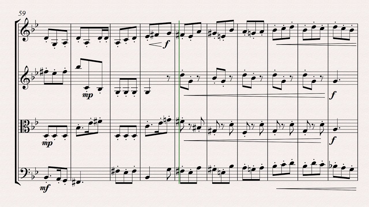 String Quartet - Scherzo in G Minor - A-Level 'Western Classical' Brief ...