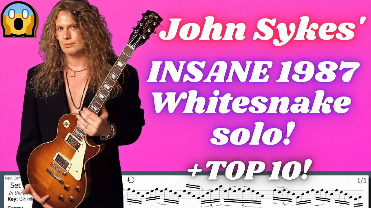 This Guitarist’s RIFFS Made ROCK History!!! JOHN SYKES - YouTube