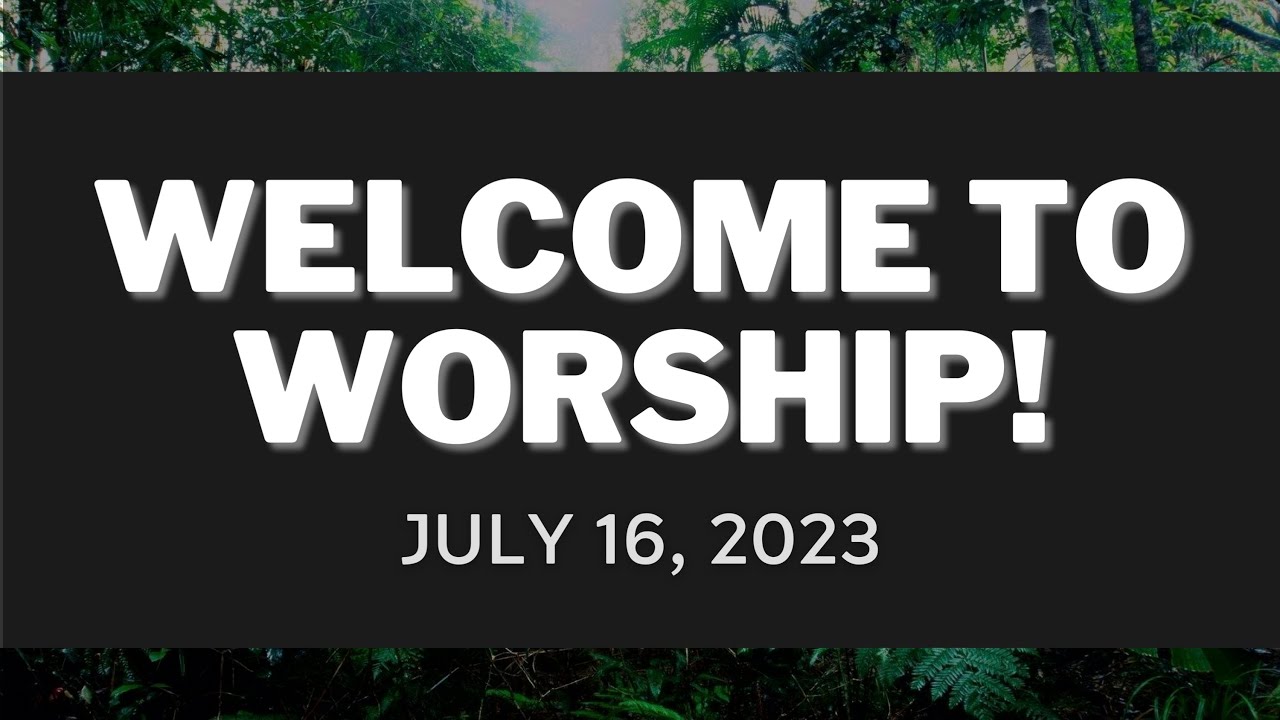 ‘Foolish Wisdom’ [July 16, 2023] - YouTube