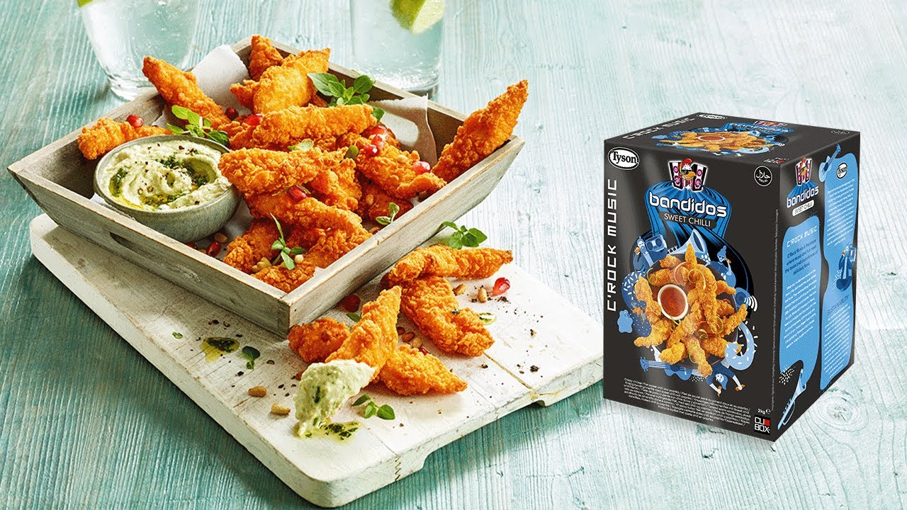 Tyson Bandidos with Creamy White Bean Dip Recipe - YouTube