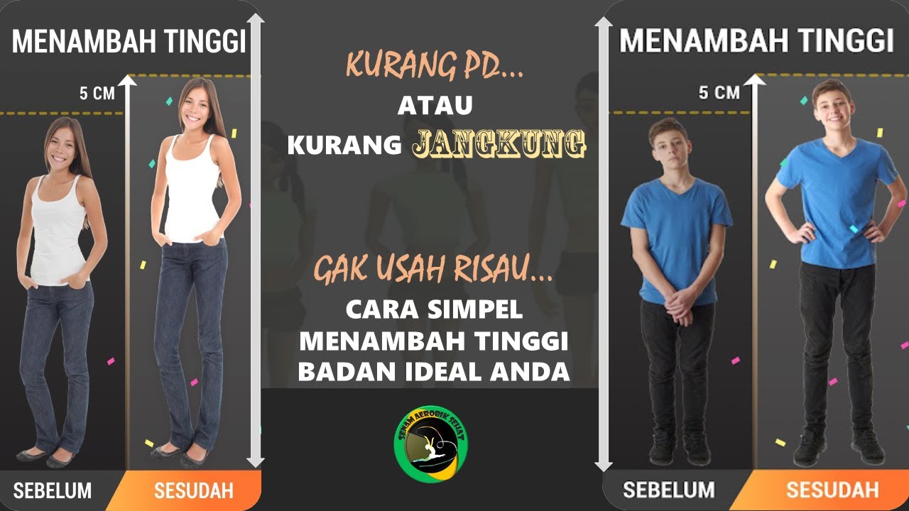 8 GERAKAN PEREGANGAN SIMPEL UNTUK MENAMBAH TINGGI BADAN - STRETCHING ...