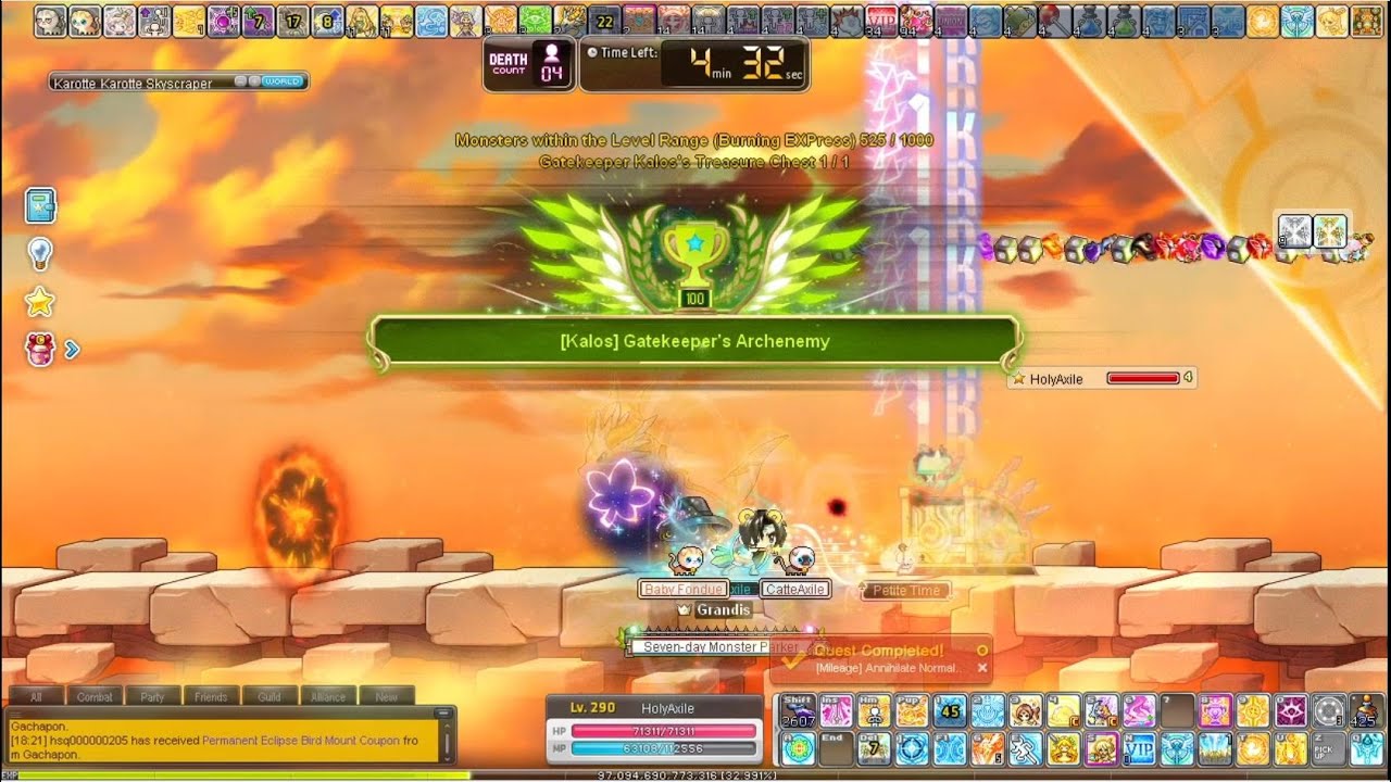 [Maplestory SEA] MapleSEA Bishop Normal Kalos (NKalos) First Solo Clear ...