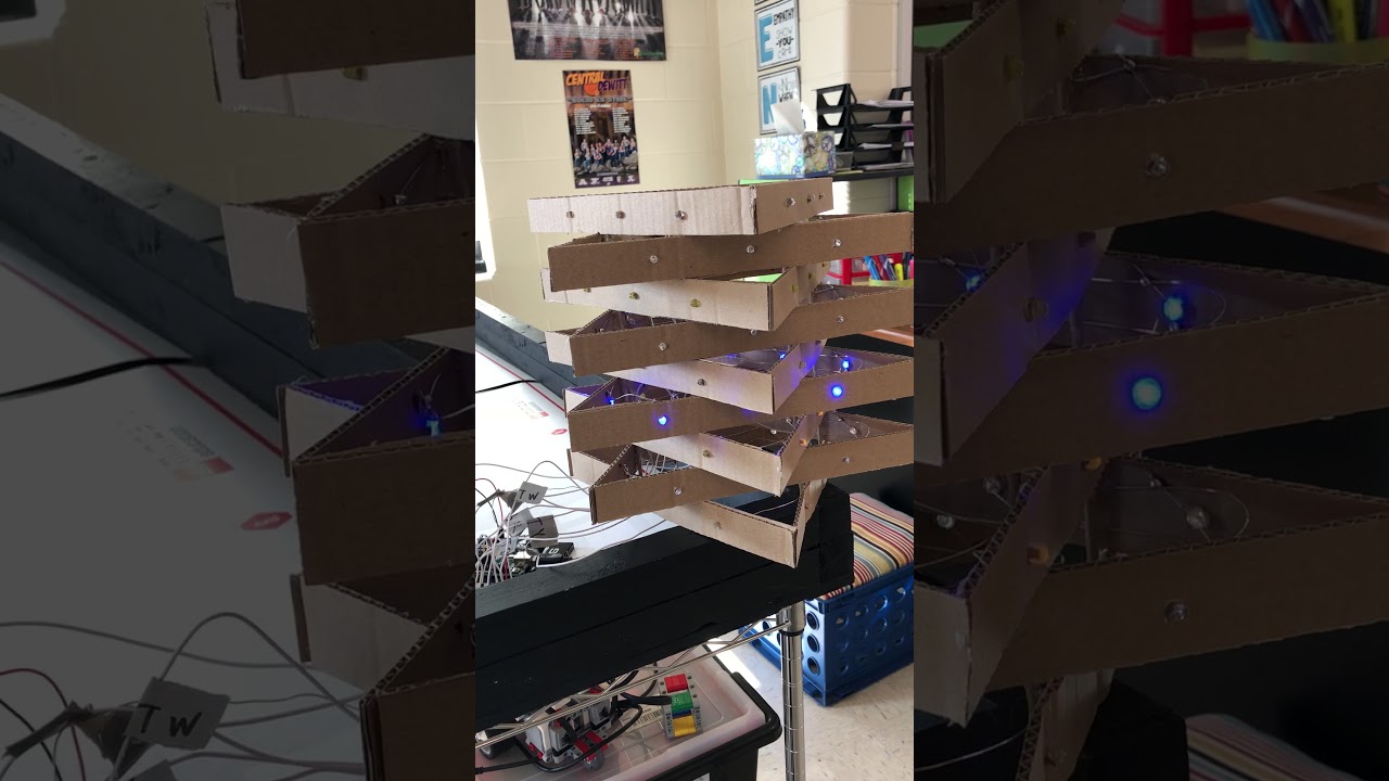 LED + Cardboard - YouTube