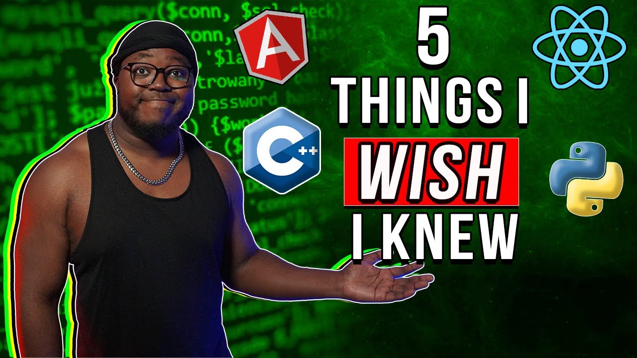 5 things I wish I knew before studying Computer Science - YouTube