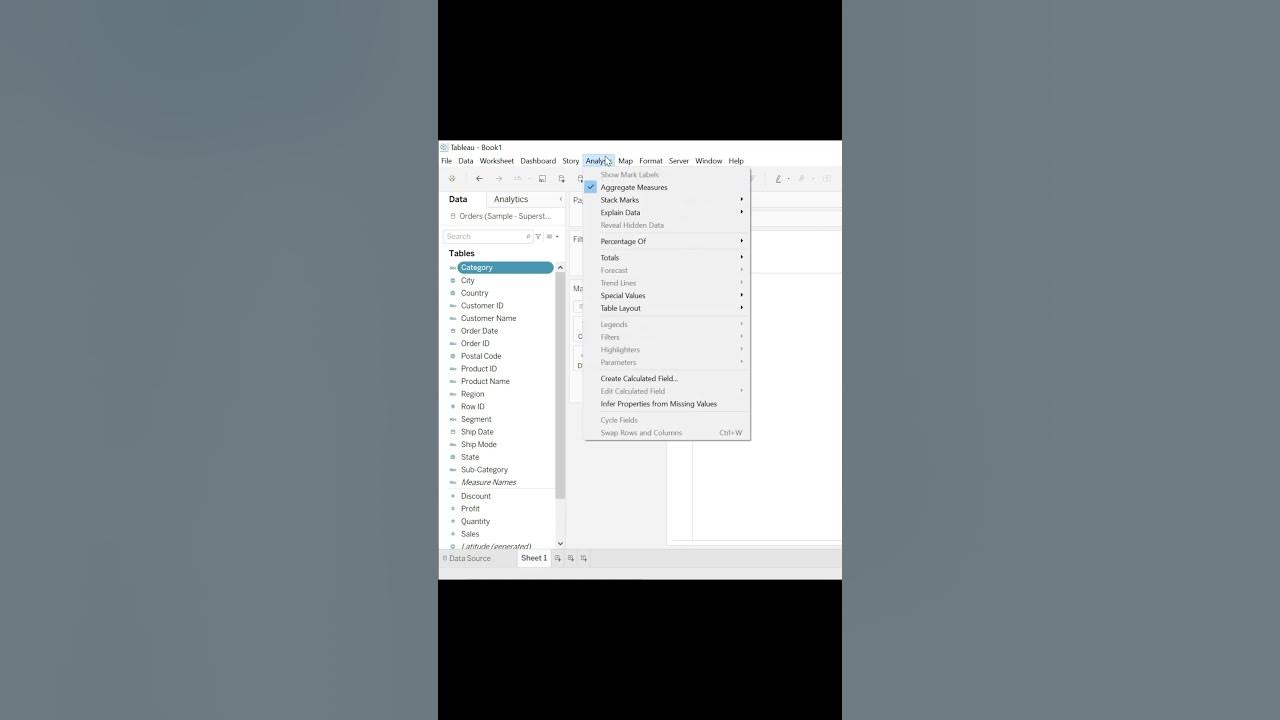 How to Create Calculated Fields in Tableau (3 ways) #shorts - YouTube