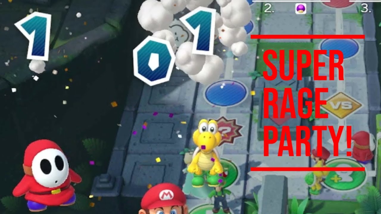 Rage in Mario Party | Super Mario Party #3 | Mario Party #3 ...