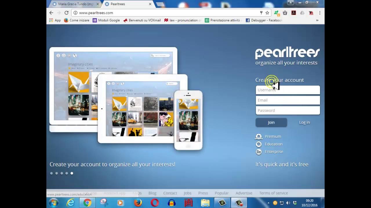 Pearltrees 2016: tutorial in italiano (basic user) - YouTube