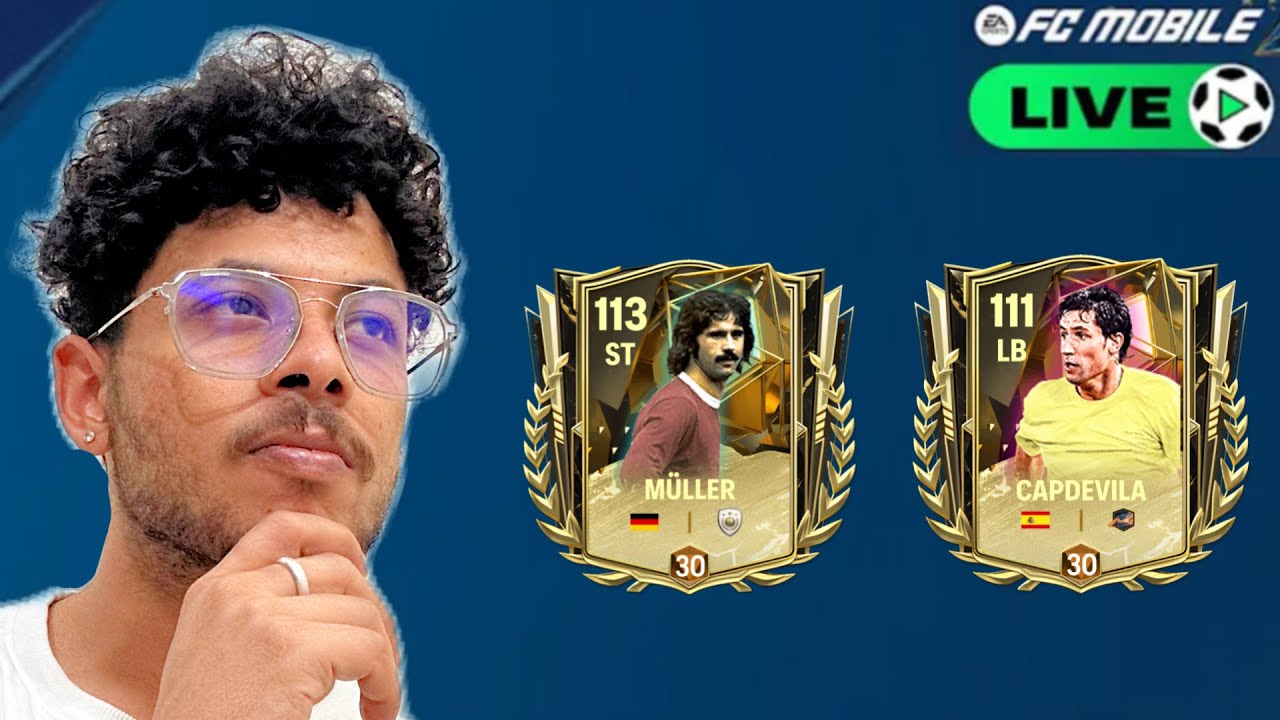 🔴 FC Mobile LIVE || Are MULLER and CAPDEVILLA worth It 🤔 ?? TOTS - YouTube
