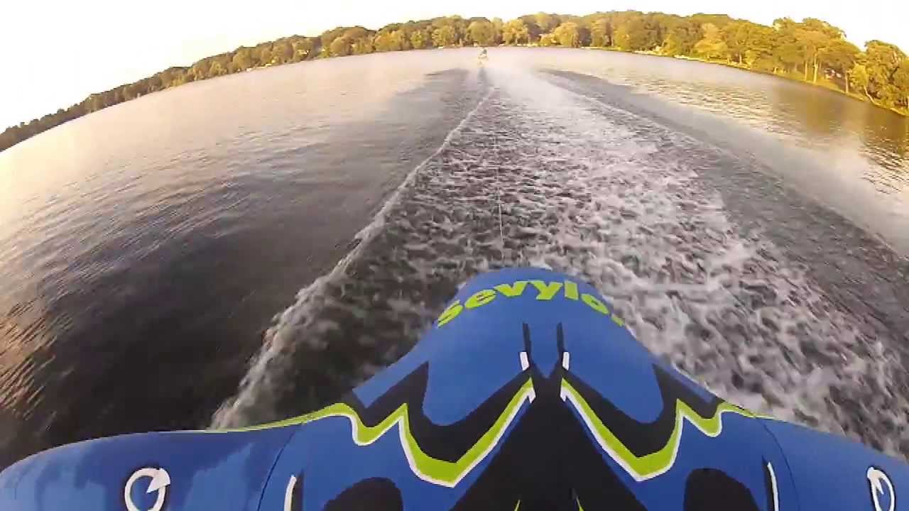 Warwick lake MantaRay, Flying view with the GoPro Hero2.w/ Chillstep ...