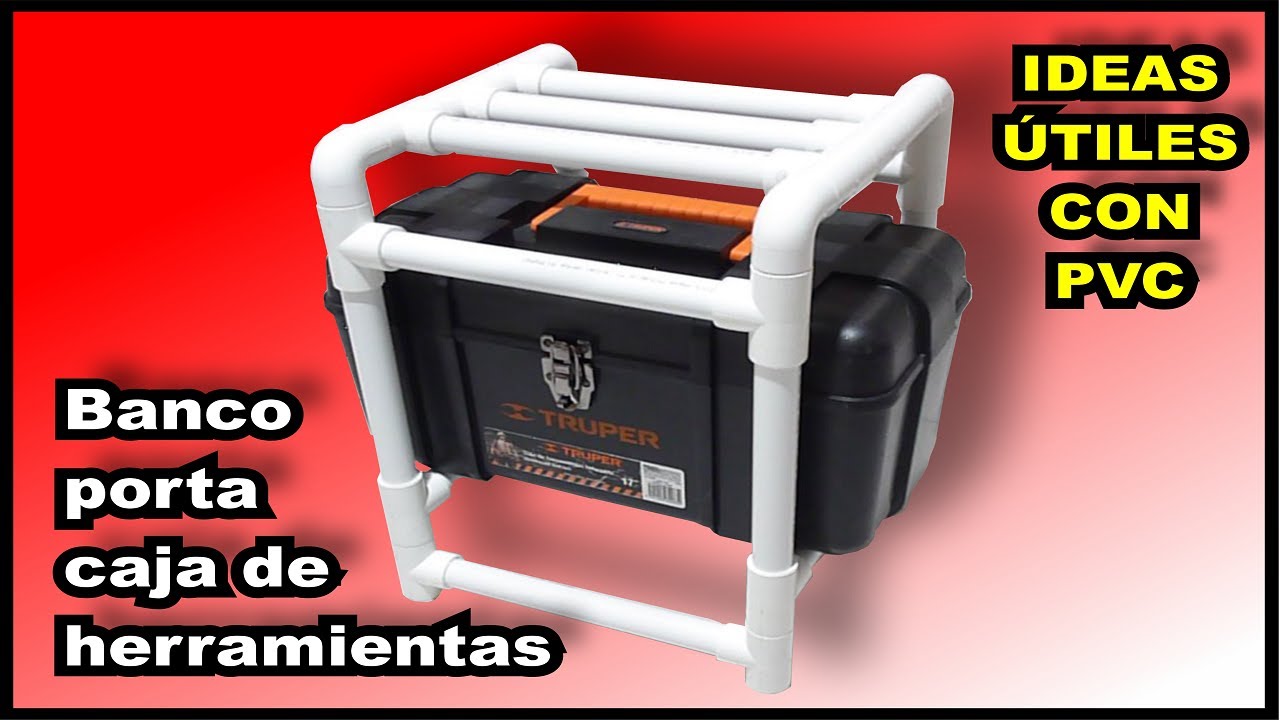 como hacer un banco de PVC paso a paso - YouTube