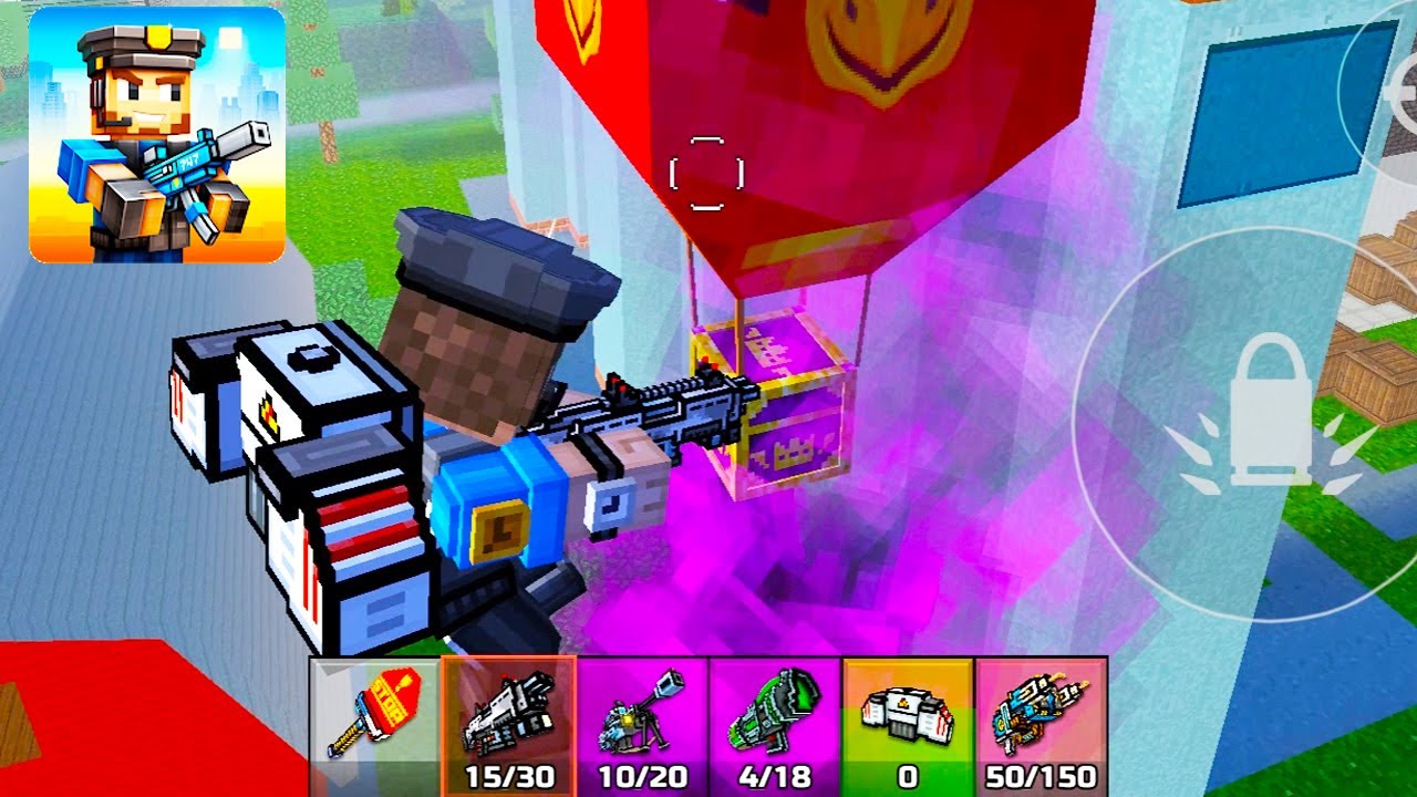 Pixel Gun 3D - Policeman + *NEW* Semi Auto Shotgun in Battle Royale ...