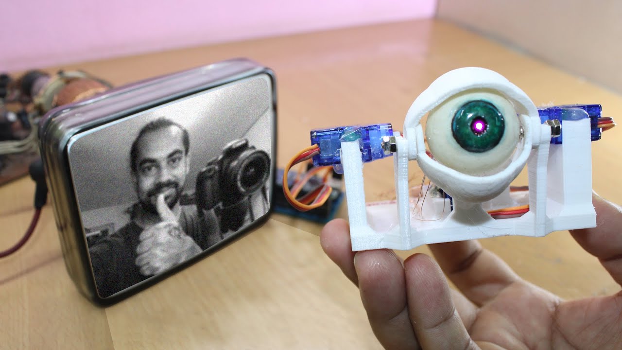 how to make camera into human eyes at home - YouTube