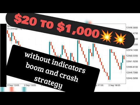 $20 to $1000 trading without indicators.... BOOM AND CRASH..#boomandcrash #strategy #trading ...