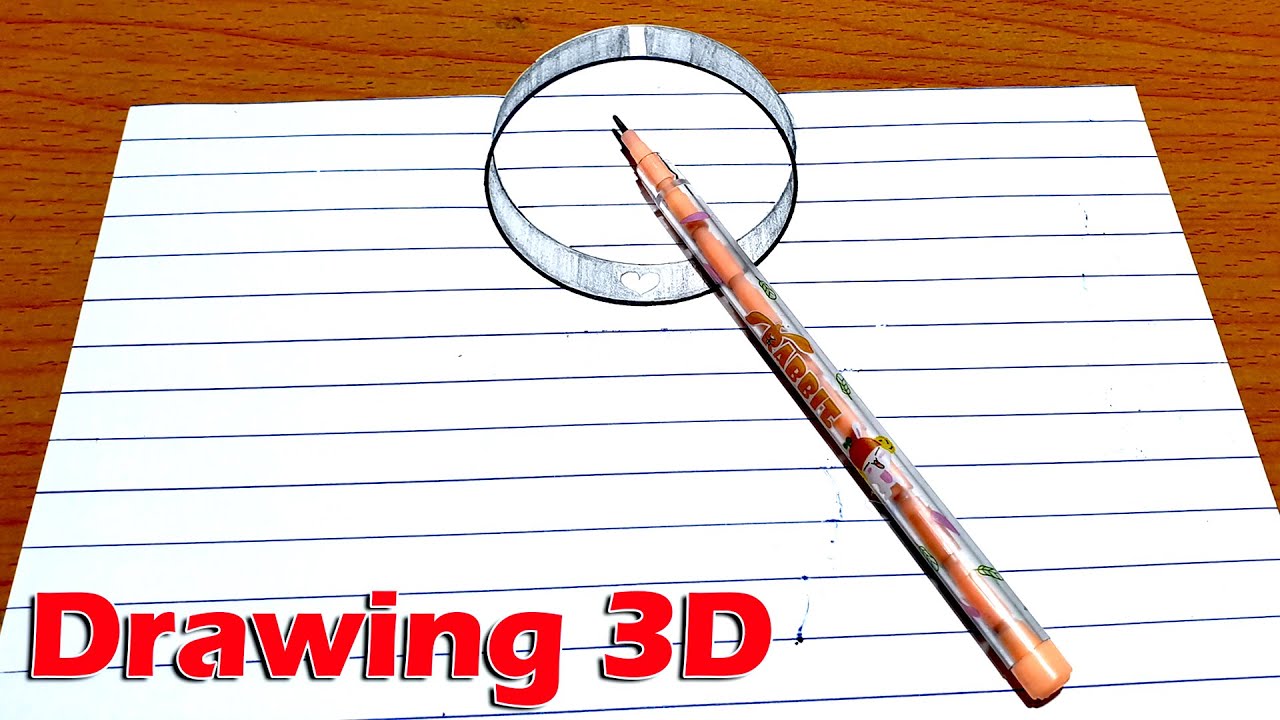 How to draw 3d ring - Drawing Styles That Make You Want to Hold The Pen ...