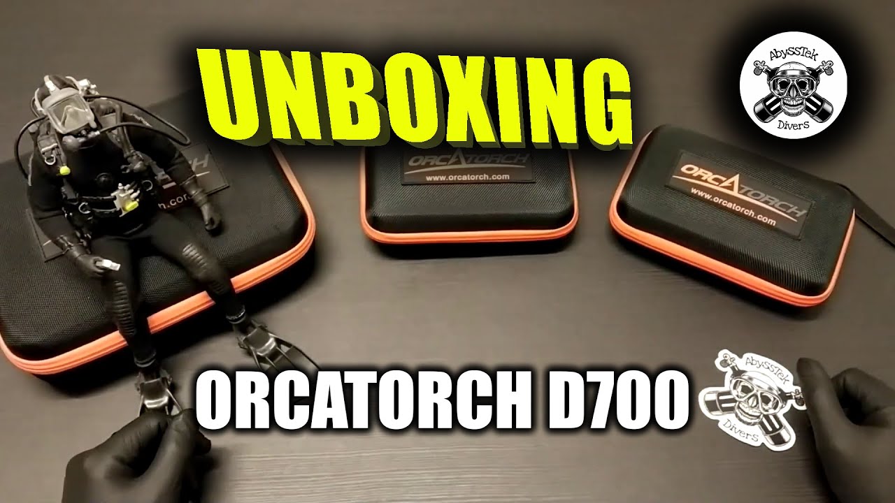 ORCATORCH D700 DIVE LIGHT EPIC UNBOXING - YouTube
