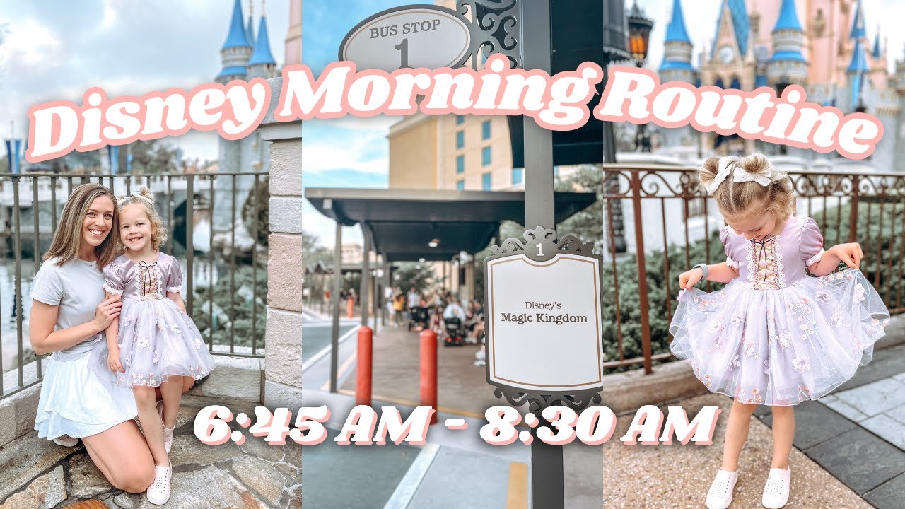 Relaxing Disney World Morning Routine ☀️ Mom & Preschooler - YouTube