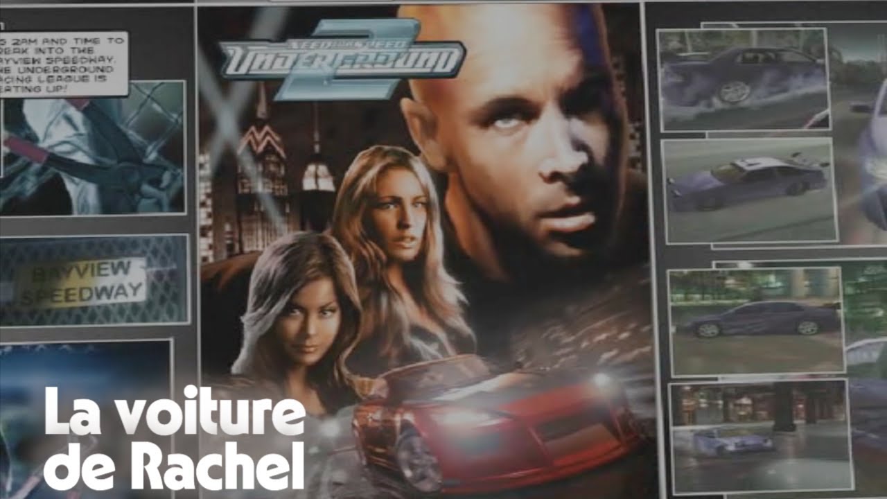 NFS Underground 2 - intro - La voiture de Rachel - YouTube