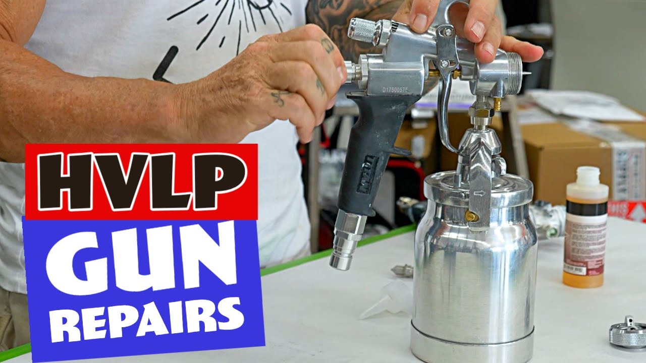 HVLP Gun Repair Tip. Repacking A Maxum Spray Gun. - YouTube