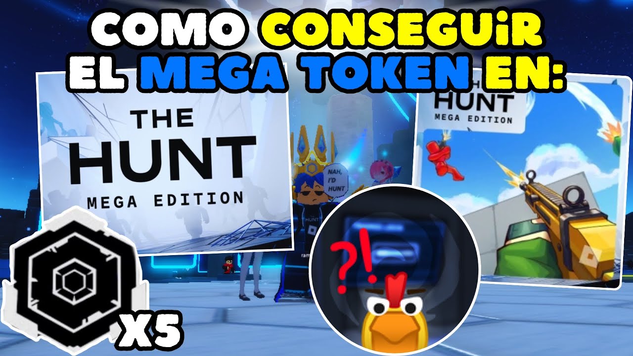 COMO CONSEGUIR el MEGA TOKEN 5 en RIVALS! 🔫| Roblox the Hunt: mega ...