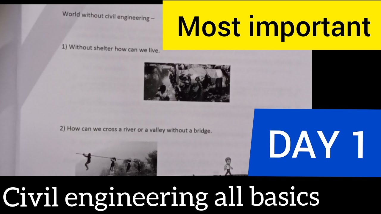 Civil engineering all basics| Day 1|#civil engineering basics - YouTube
