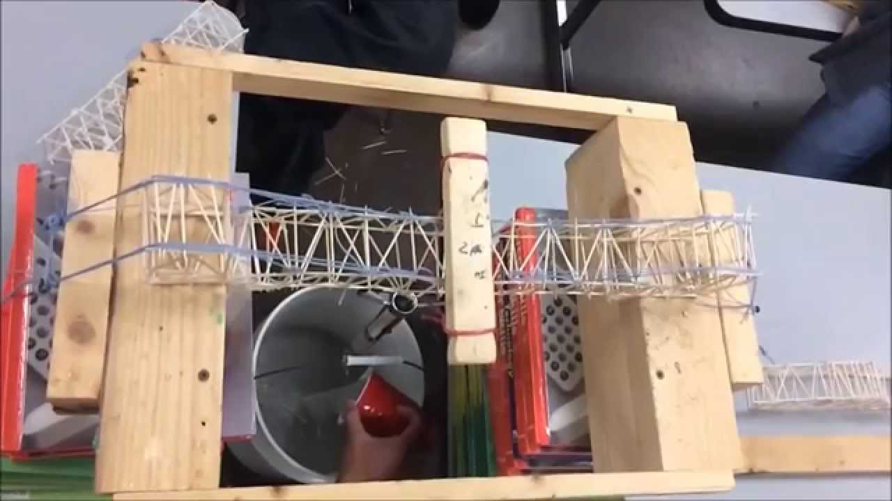 PLTW Bridge Building - YouTube