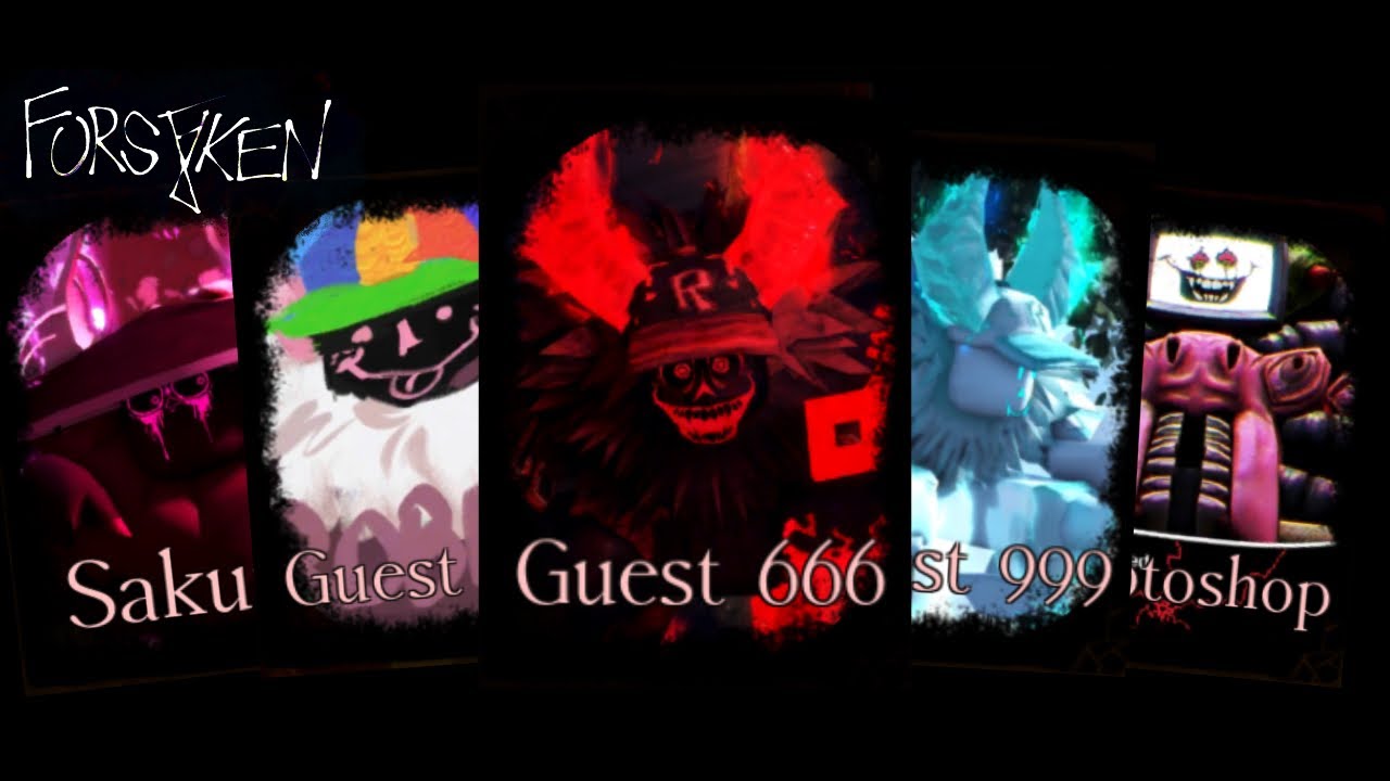 EVERY GUEST 666 SKIN! (Guest 666 Update) | Roblox Forsaken - YouTube