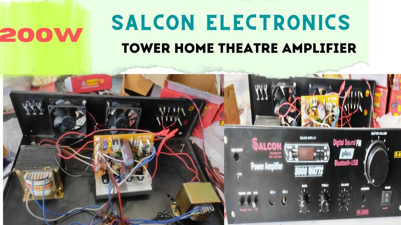 salcon tower home theatre amplifier unboxing & review || salcon tower ...