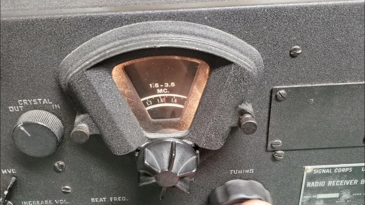 US Army Signal Corps BC-348-Q Radio Receiver - YouTube