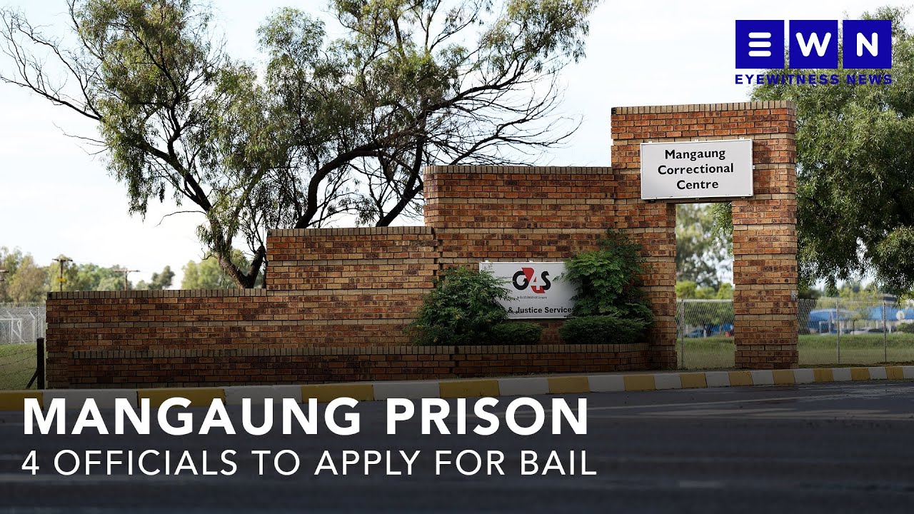 4 murder-accused wardens from Mangaung Prison to apply for bail - YouTube