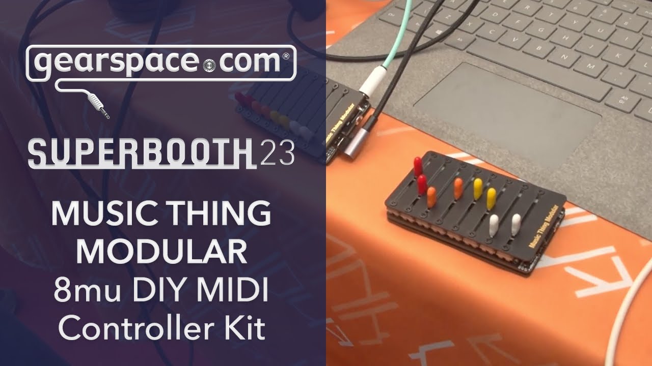 Music Thing Modular 8mu MIDI Controller - Gearspace @ Superbooth 2023 - YouTube