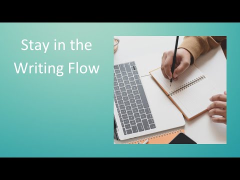 Stay in the Writing Flow - YouTube