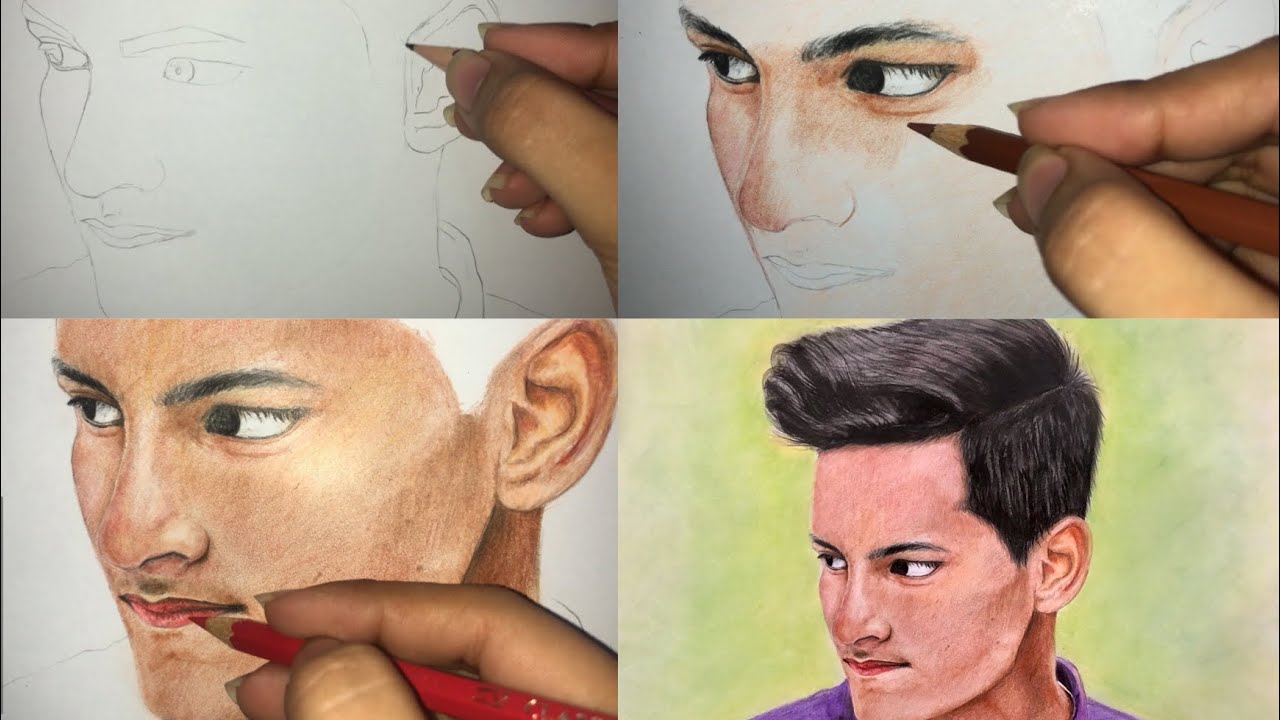 How To Make Portrait With Colour Pencil With Sheet Paper YouTube how-to-make-portrait-with-colour-pencil-with-sheet-paper-youtube
