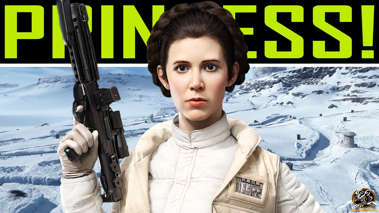 PRINCESS LEIA GAMEPLAY! Star Wars Battlefront Princess Leia Gameplay ...