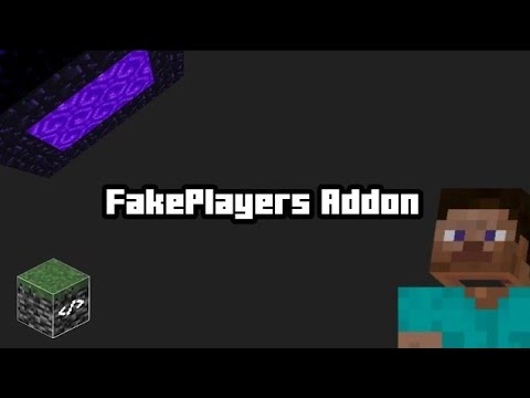 Fakeplayers Addon | 1.19.50 - 1.21+ - YouTube