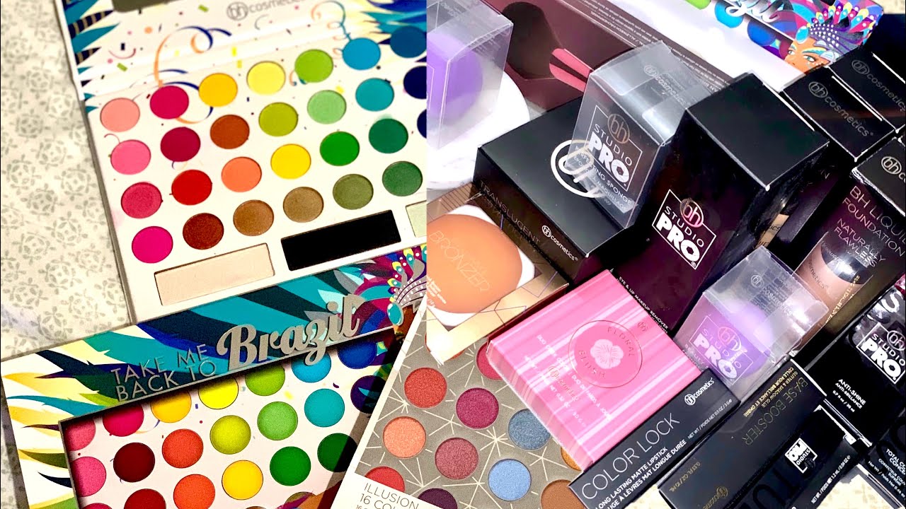 HUGE BH-COSMETICS HAUL + FIRST IMPRESSIONS - YouTube