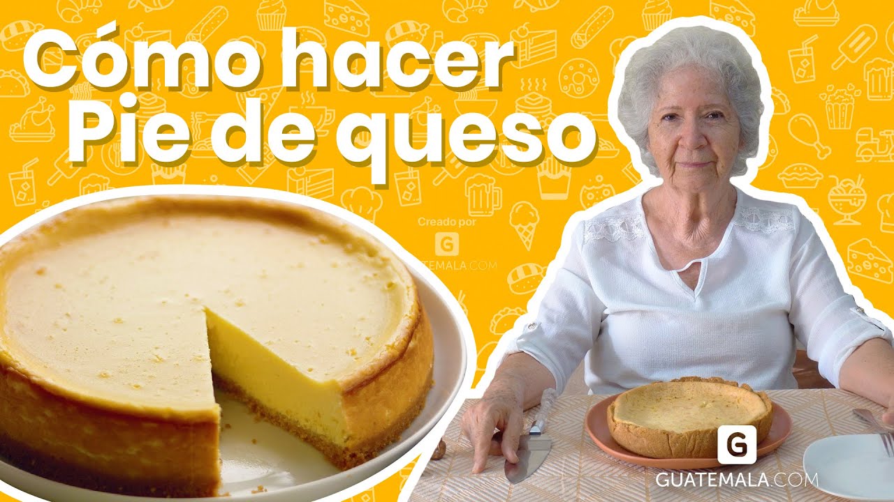 ¡Como hacer un delicioso pie de queso! - YouTube