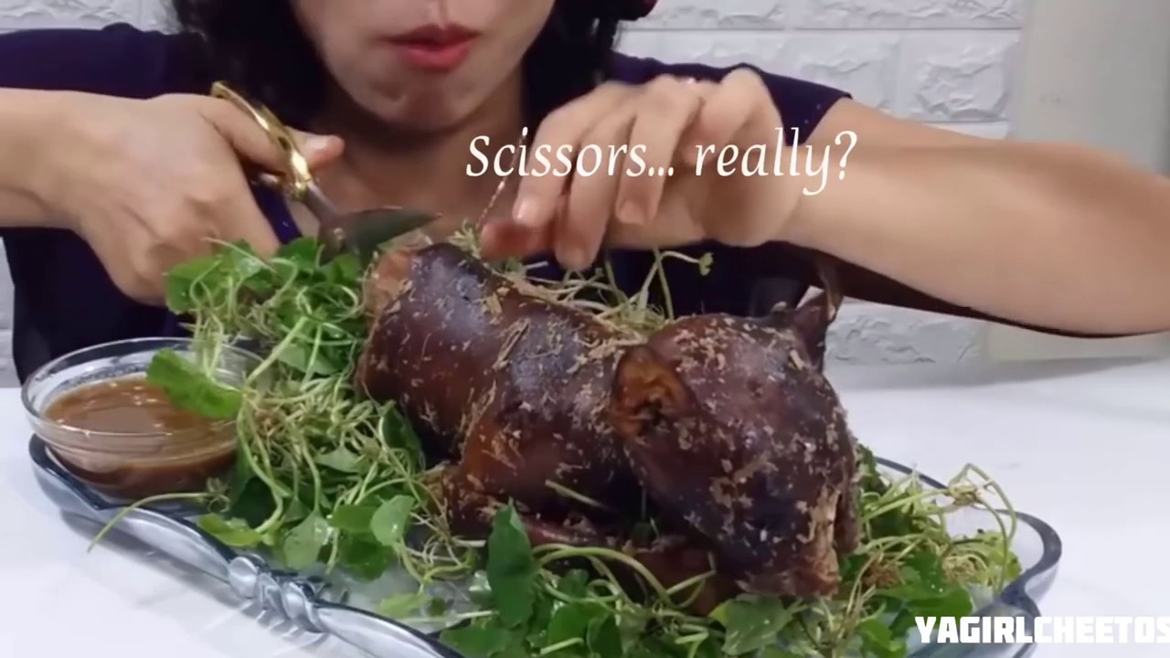 Vi asmr eating disgusting foods - YouTube
