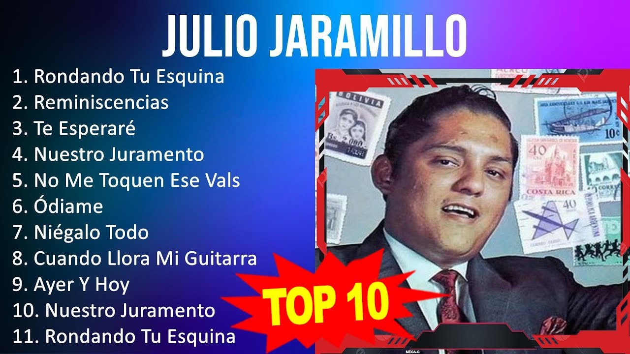 J U L I O J A R A M I L L O Mix 10 Maiores Sucessos Grandes Exitos