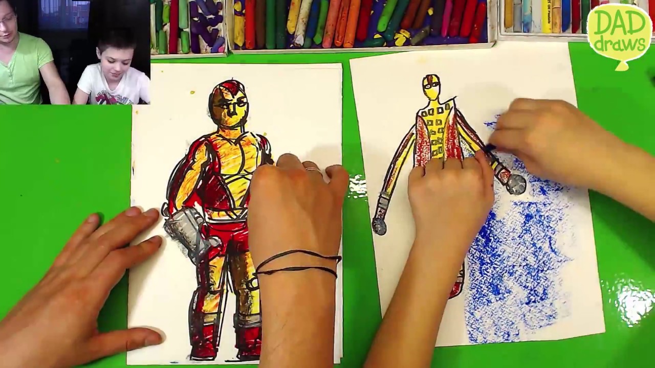 How to draw a Shocker / SPIDER-MAN: HOMECOMING - YouTube