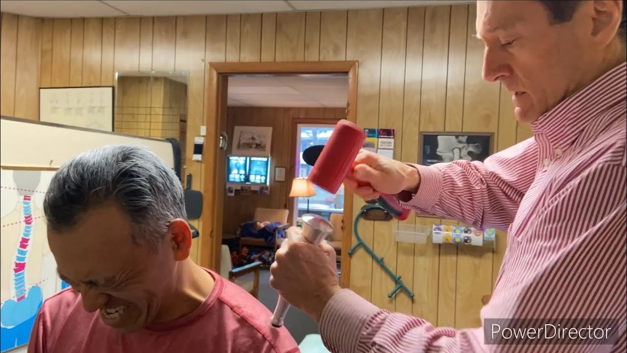 Shoulder Pain- Hammer Chisel - Y-Strap - Full Body Adjustment - YouTube