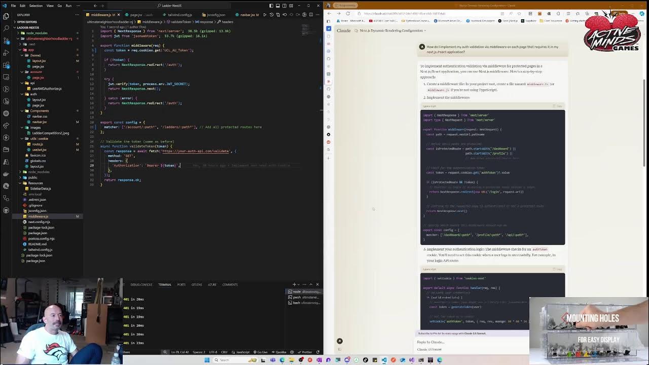 Programming: Using token stored in cookie in NextJS...HttpOnly, Jwt Bearer Token - YouTube