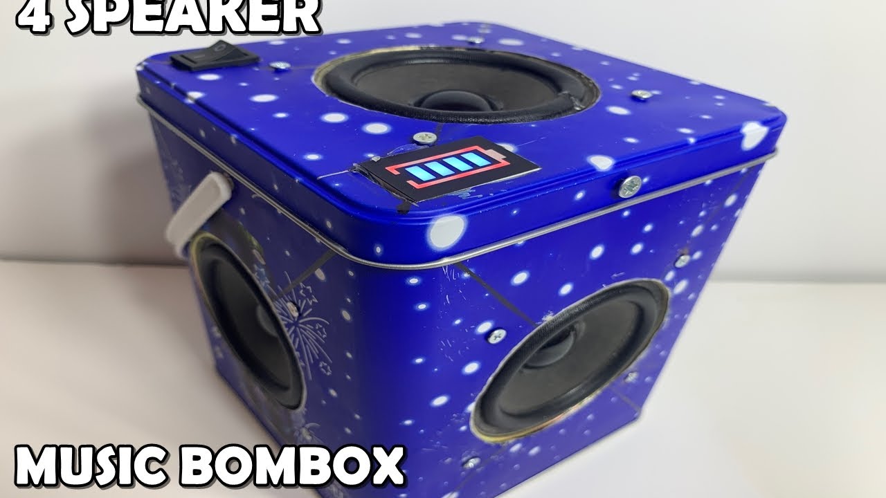 How to Make Music Box 4 Big DIY Speaker Bluetooth 5.0 - YouTube