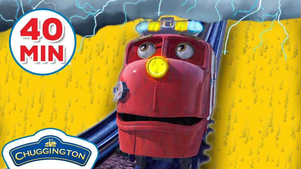 Stormy Weather! ⛈ | Chuggington | 123 Push | Free Kids Shows - YouTube