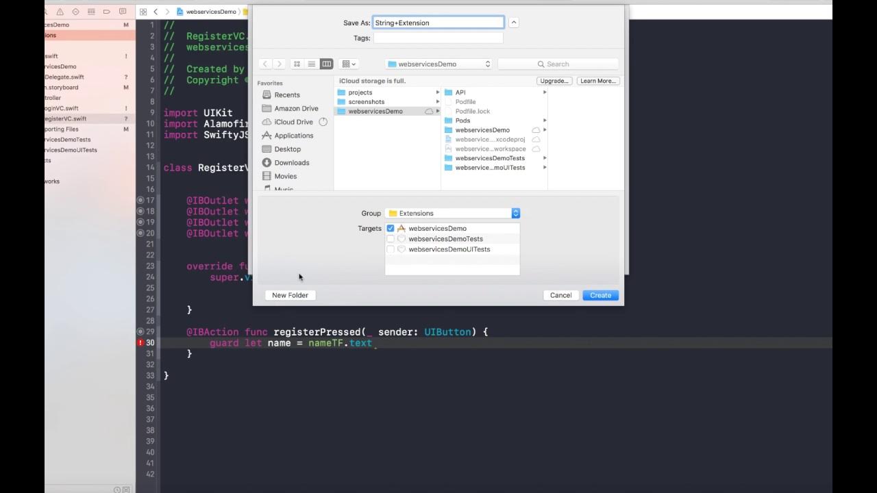 Ios And Web Services Alamofire Swiftyjson Part3 Youtube