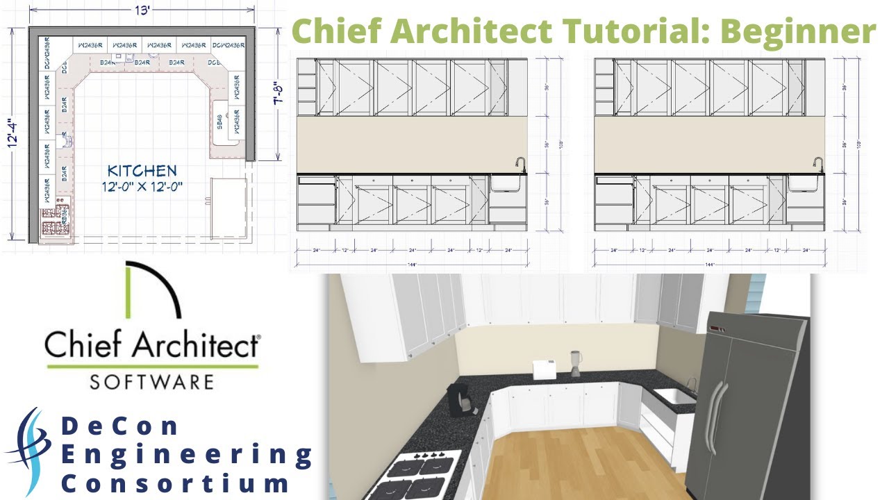 Designing the ULTIMATE Smart Kitchen in Chief Architect X12! (Full Walkthrough) - YouTube