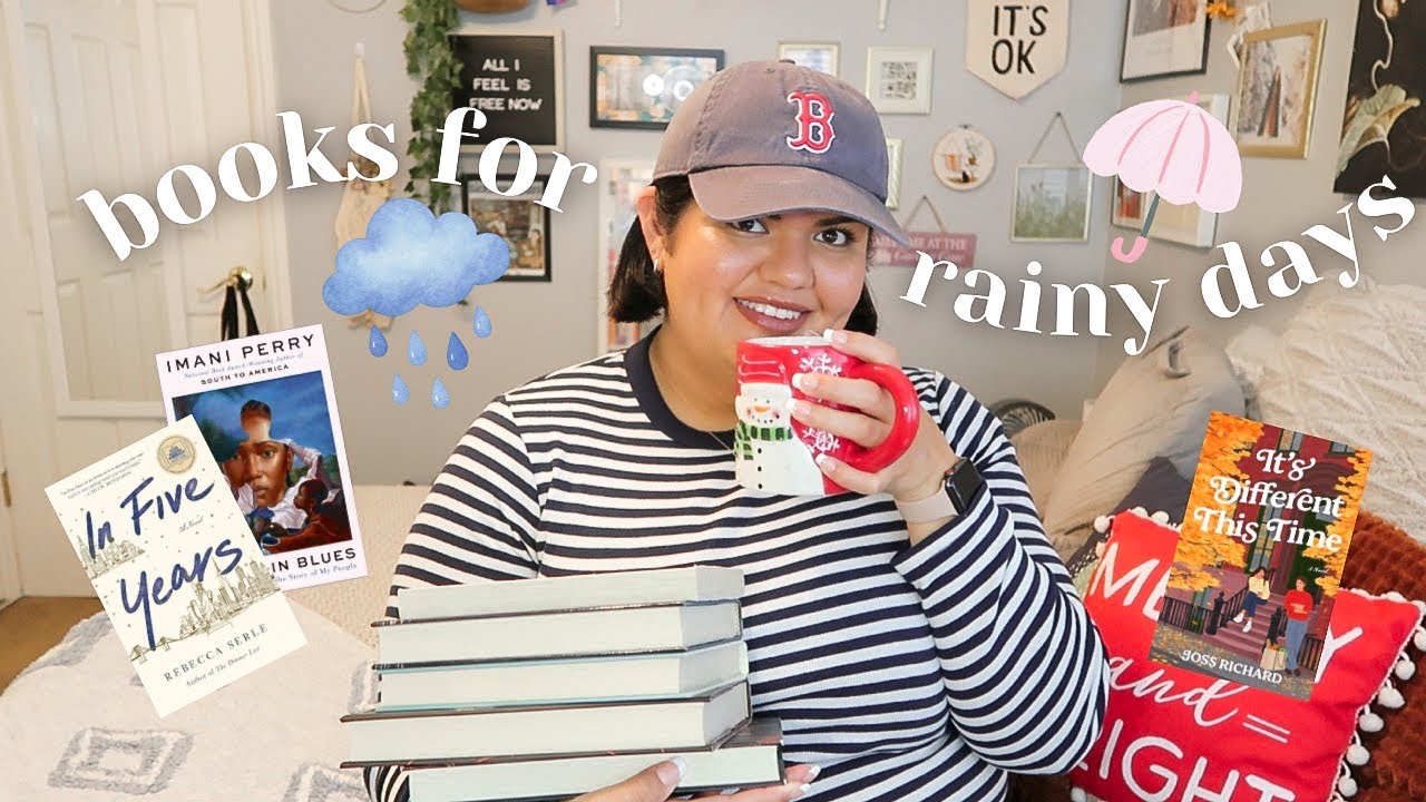 rainy day book recs 🌧️ the coziest reads for gloomy weather - YouTube