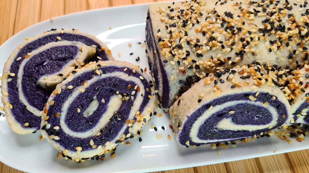 EASY UBE MOCHI ROLL RECIPE | Keto & Low Carb | Soft and Chewy ...